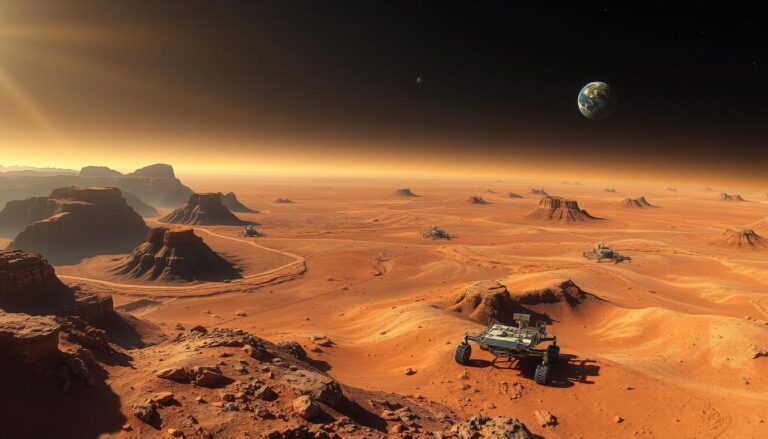 Wie weit ist der Mars von der Erde entfernt